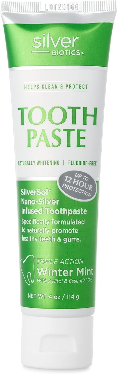 Silver Biotics Toothpaste Wintermint, 4 Oz, 2 Pack - Walmart.com