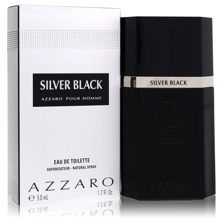 AZZARO SILVER BLACK for Men Cologne 1.6 / 1.7 oz EDT Spray - Walmart.com