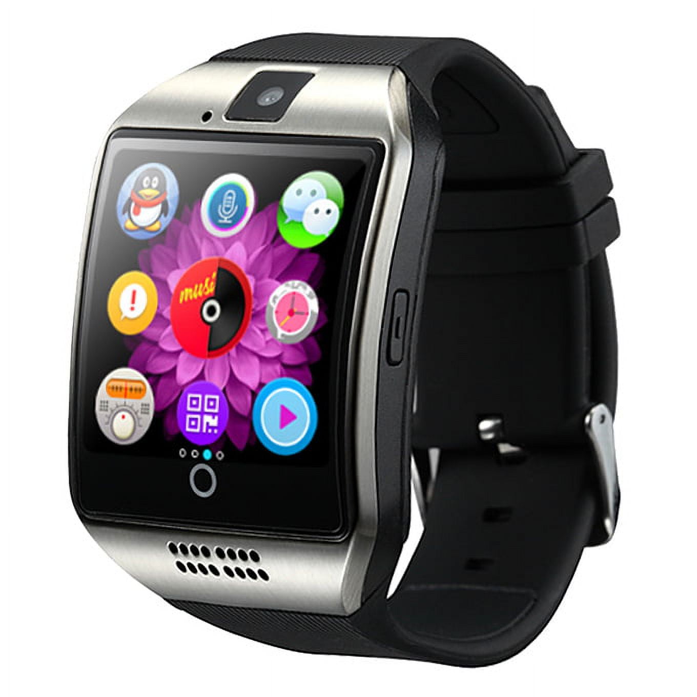 Silver Bluetooth Smart Wrist Watch Touch Screen Bluetooth SmartWatch ...
