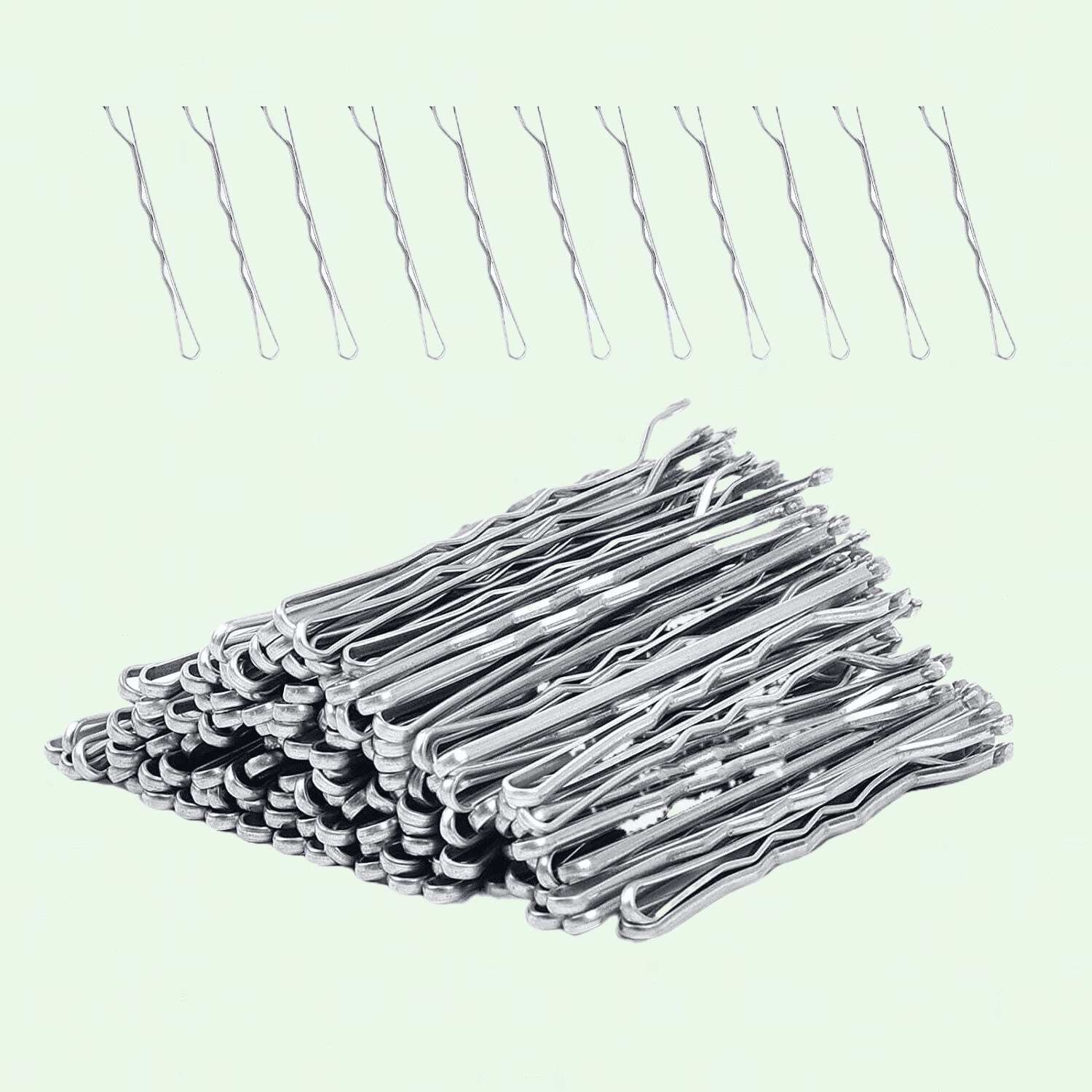 Silver Bobby Pins, 120Pcs 2Inch Bobby Pins for Gray Hair with Box Hair ...