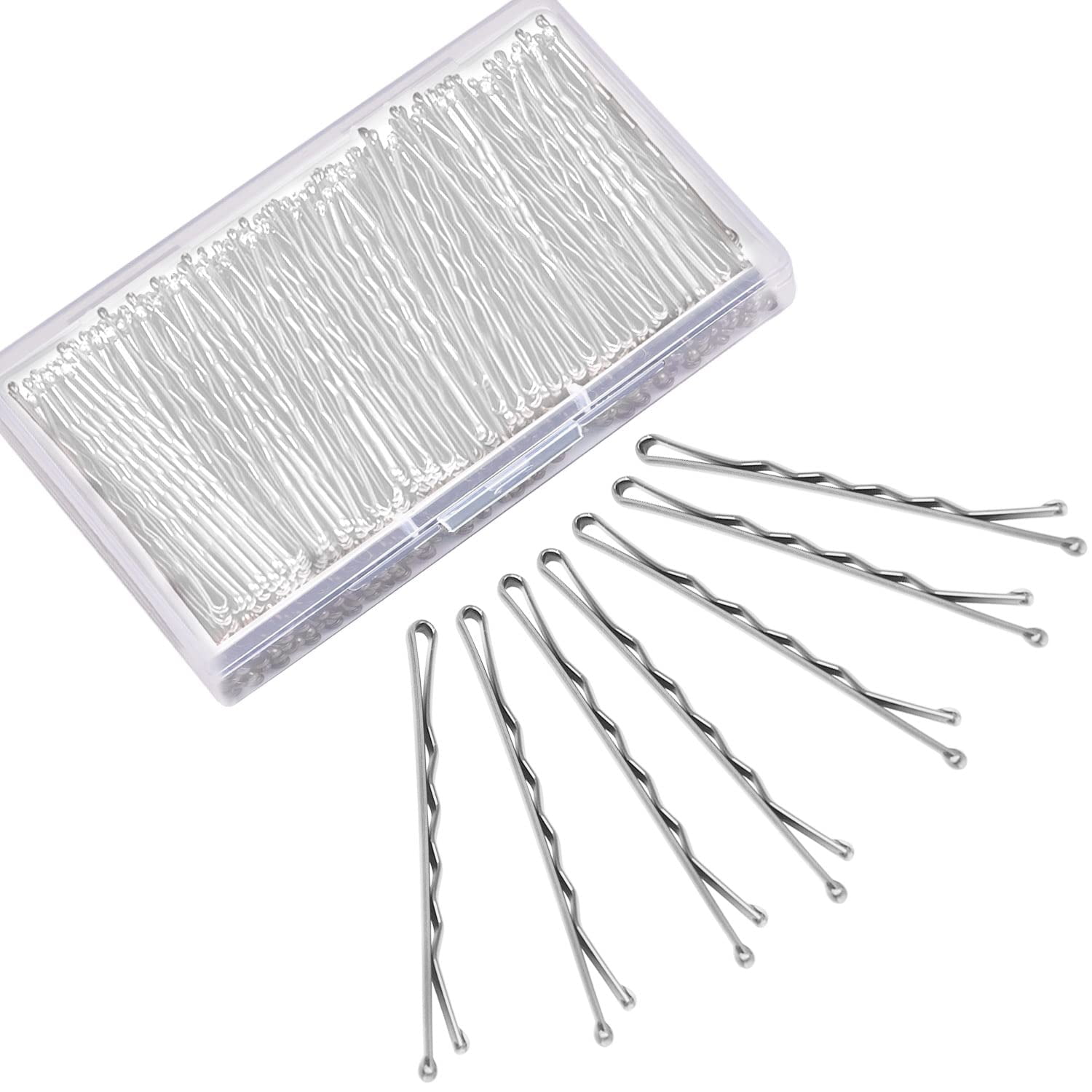 Walmart Silver Bobby Pins, 240Pcs High Quality Metallic Finish Hair ...