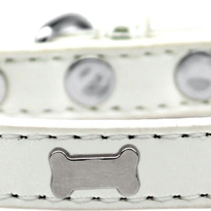 Silver Bone Widget Dog Collar - Walmart.com