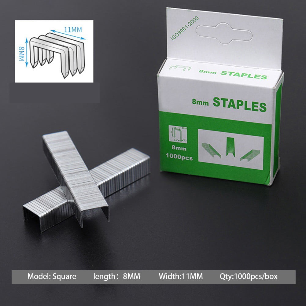 Silver Brad Nails Staples Steel 10mm 12mm 8mm For DIY For Stapler ...