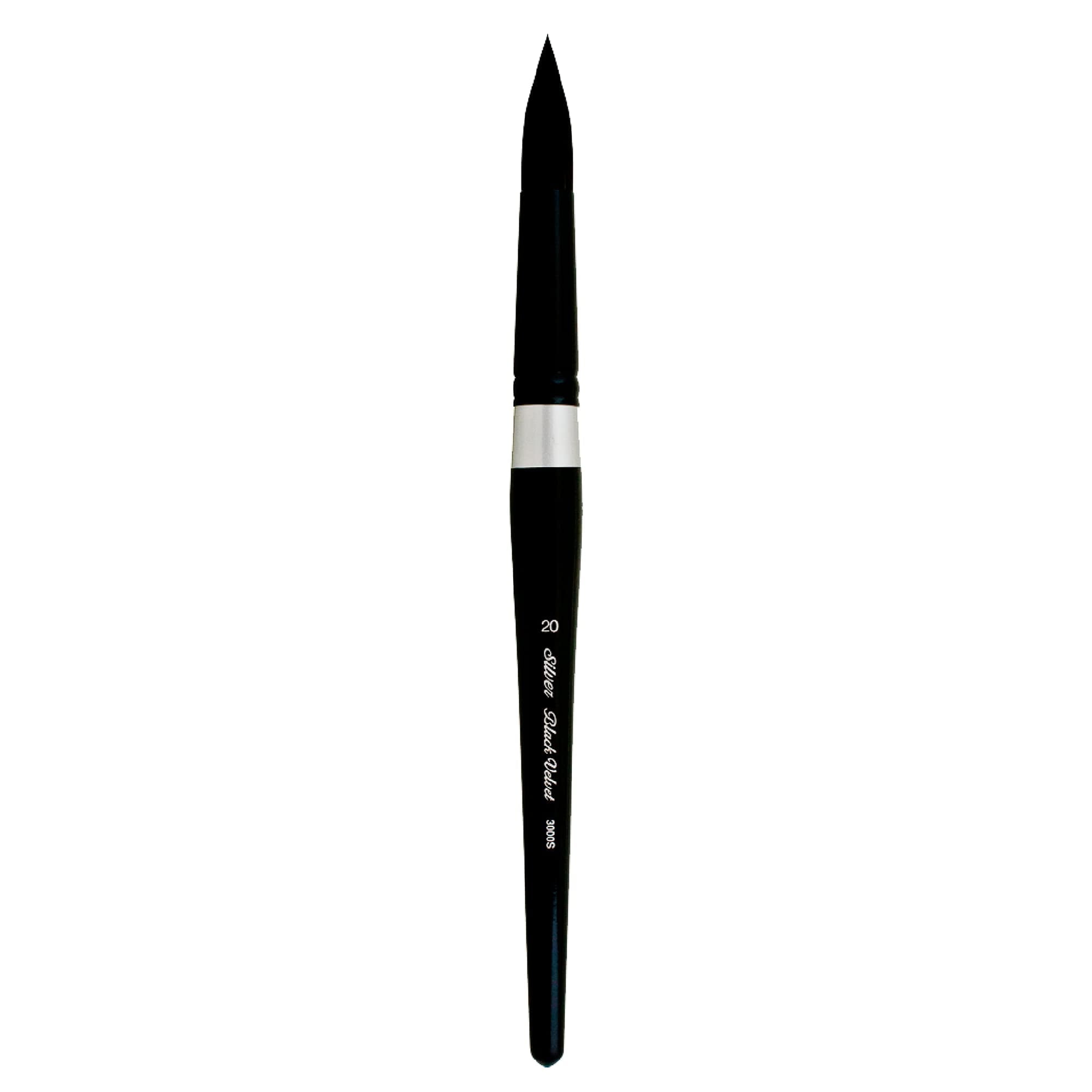 Silver Brush Limited 3000S-20 Black Velvet Round Paintbrush for ...