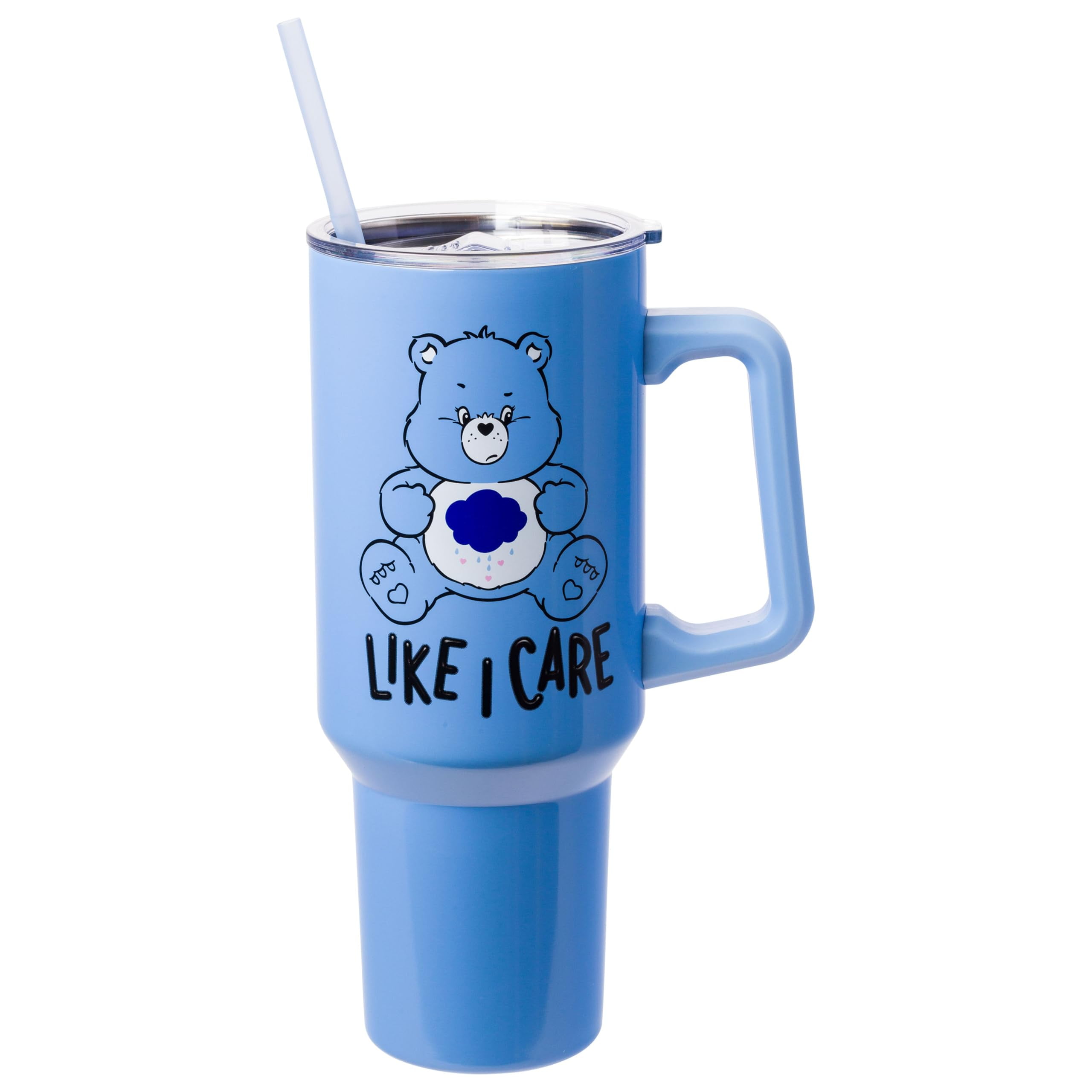 Silver Buffalo Care Bears Grumpy Bear Like I Care Stainless Steel ...