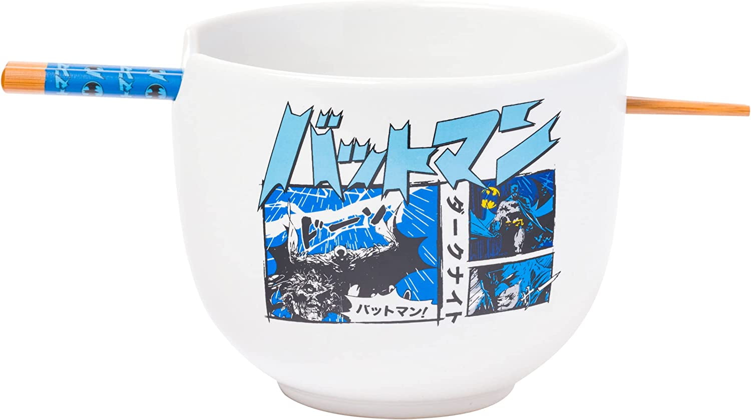 Silver Buffalo DC Comics Batman Japanese Manga Panels Ceramic Ramen ...