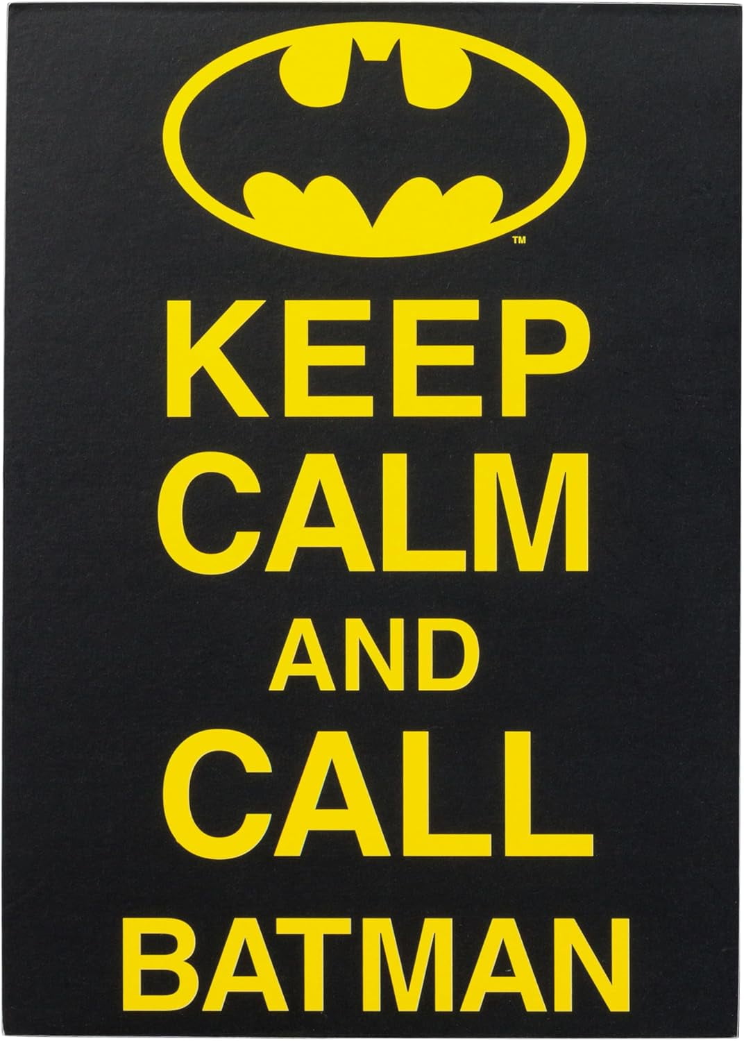 Silver Buffalo DC Comics Batman Keep Calm 5" x 7" x1.5" Box Sign Wall ...