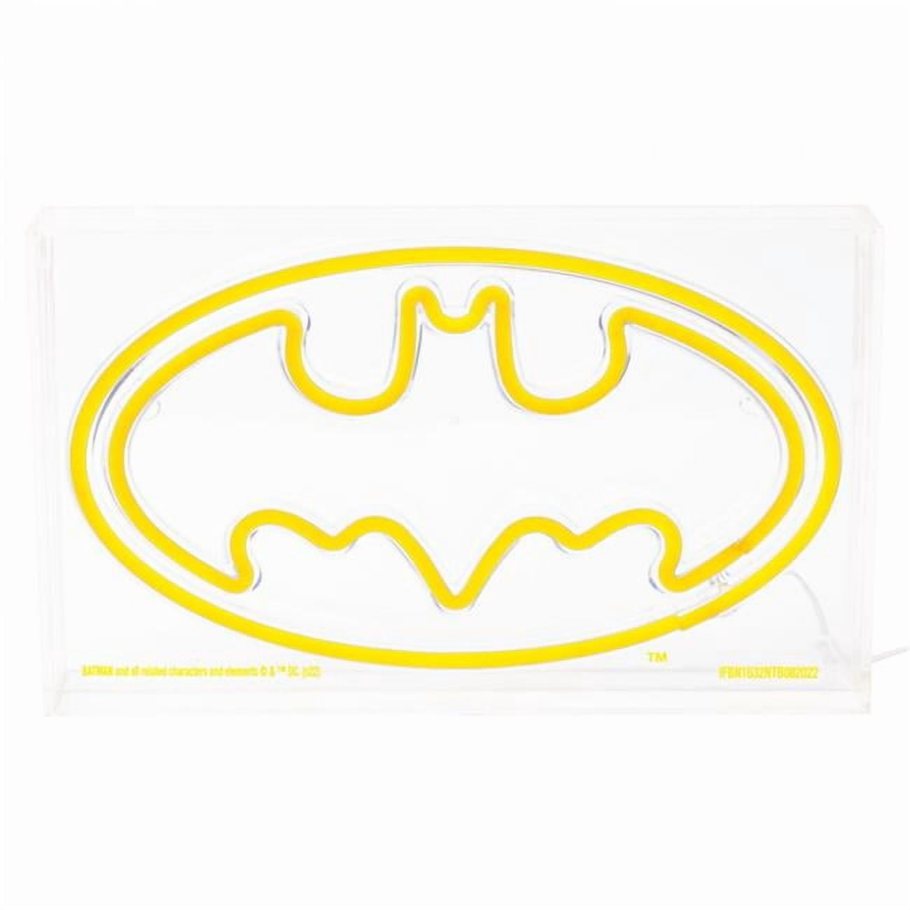 Batman 899183 12 x 7 in. Logo Boxed Neon Light Box - Walmart.com