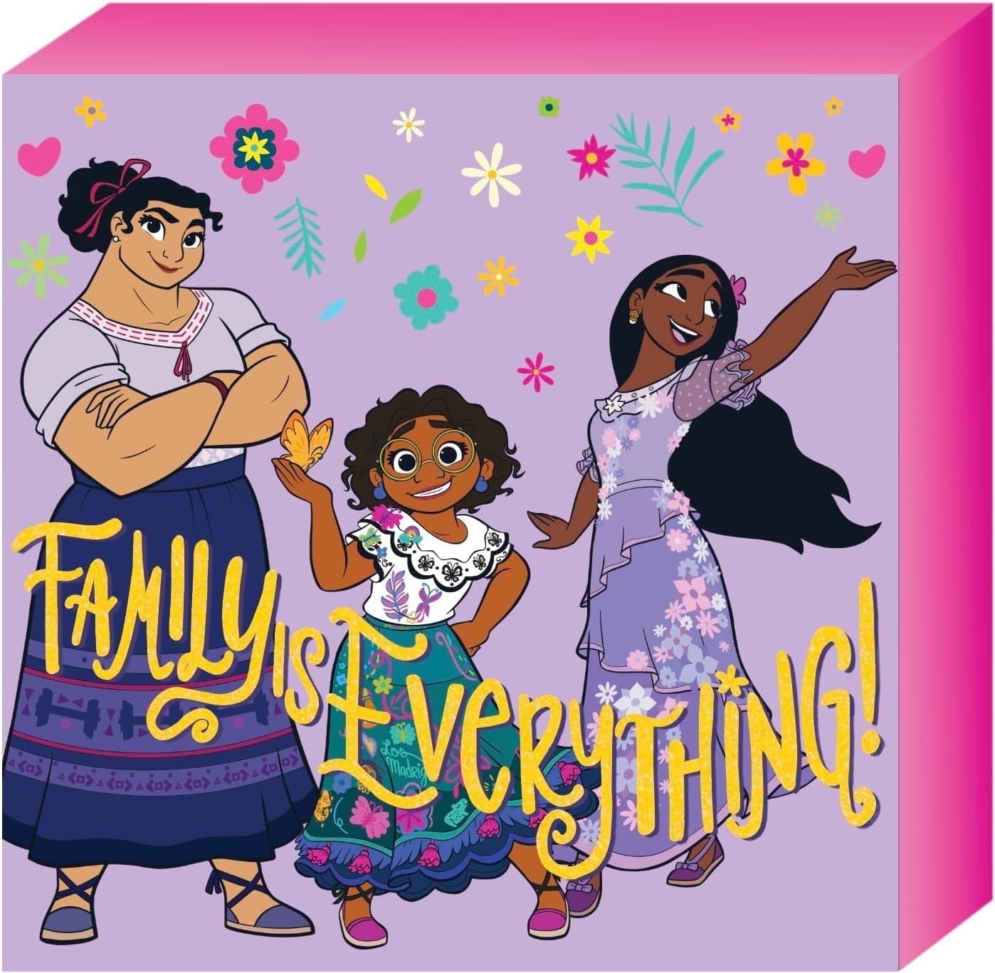 Silver Buffalo Disney Encanto Family is Everything Glitter Box Sign ...