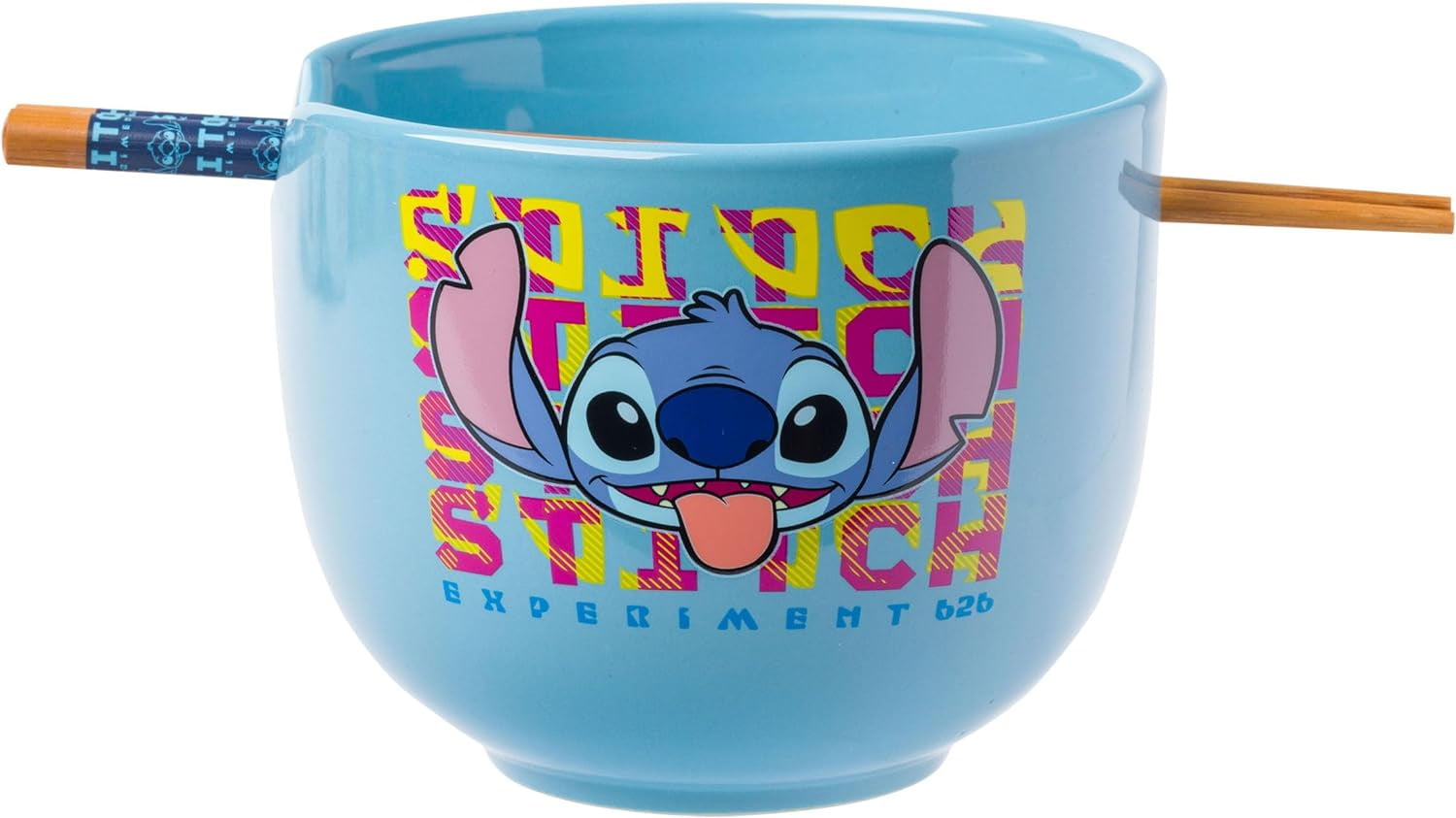 Silver Buffalo Disney Lilo and Stitch Experiment 626 Ceramic Ramen ...