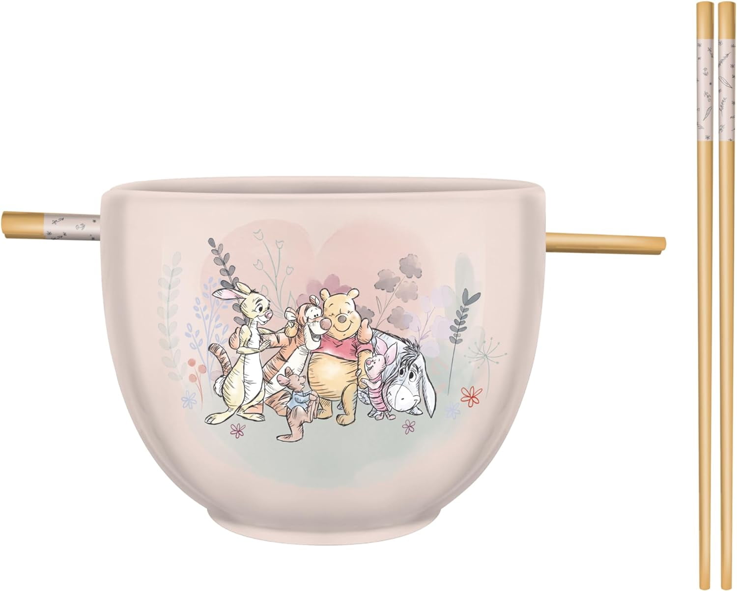 Silver Buffalo Disney Winnie the Pooh Featuring Piglet, Eeyore, Tigger ...
