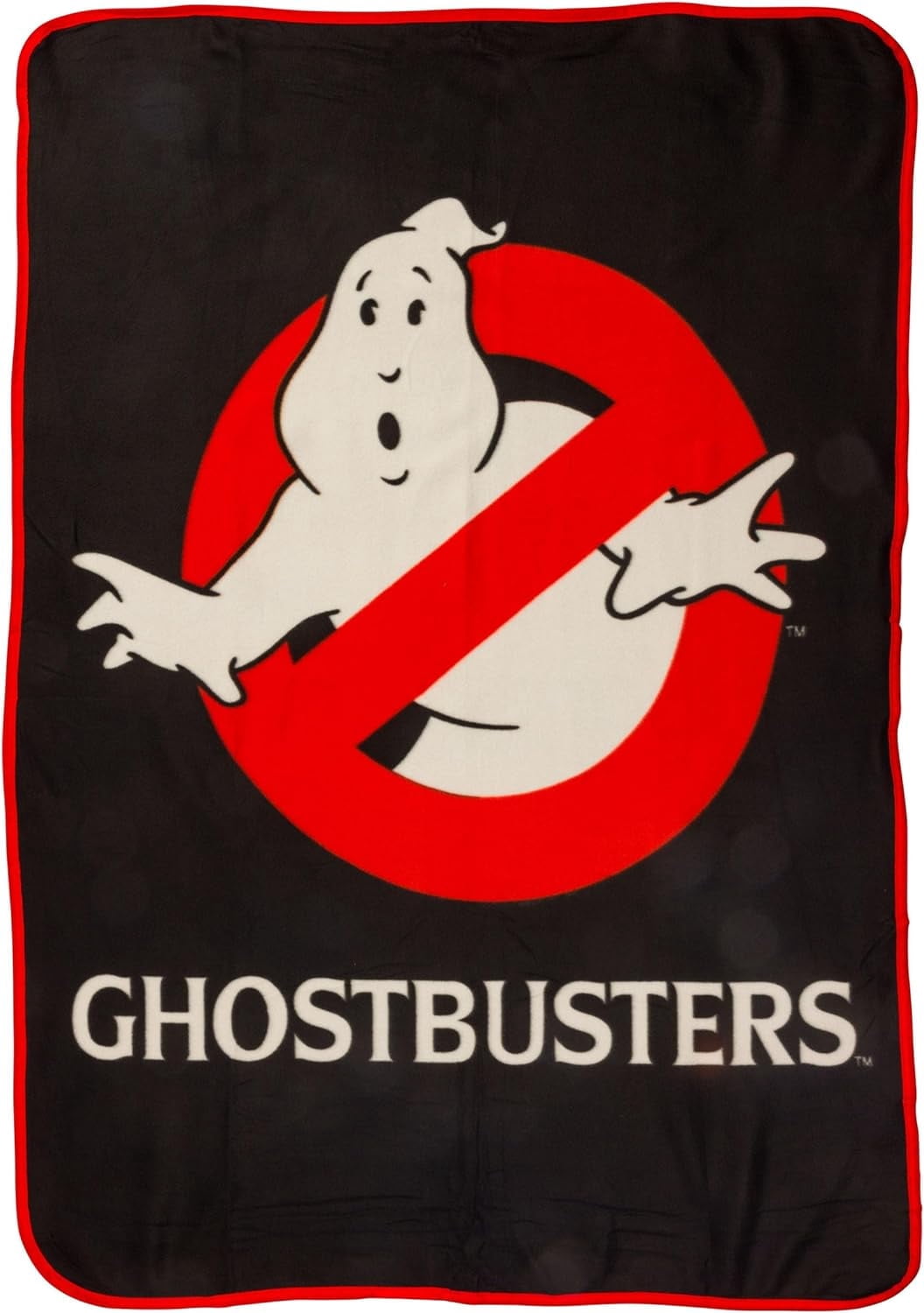 Silver Buffalo Ghostbusters No Ghost Movie Logo 45" x 60" Fleece Throw ...