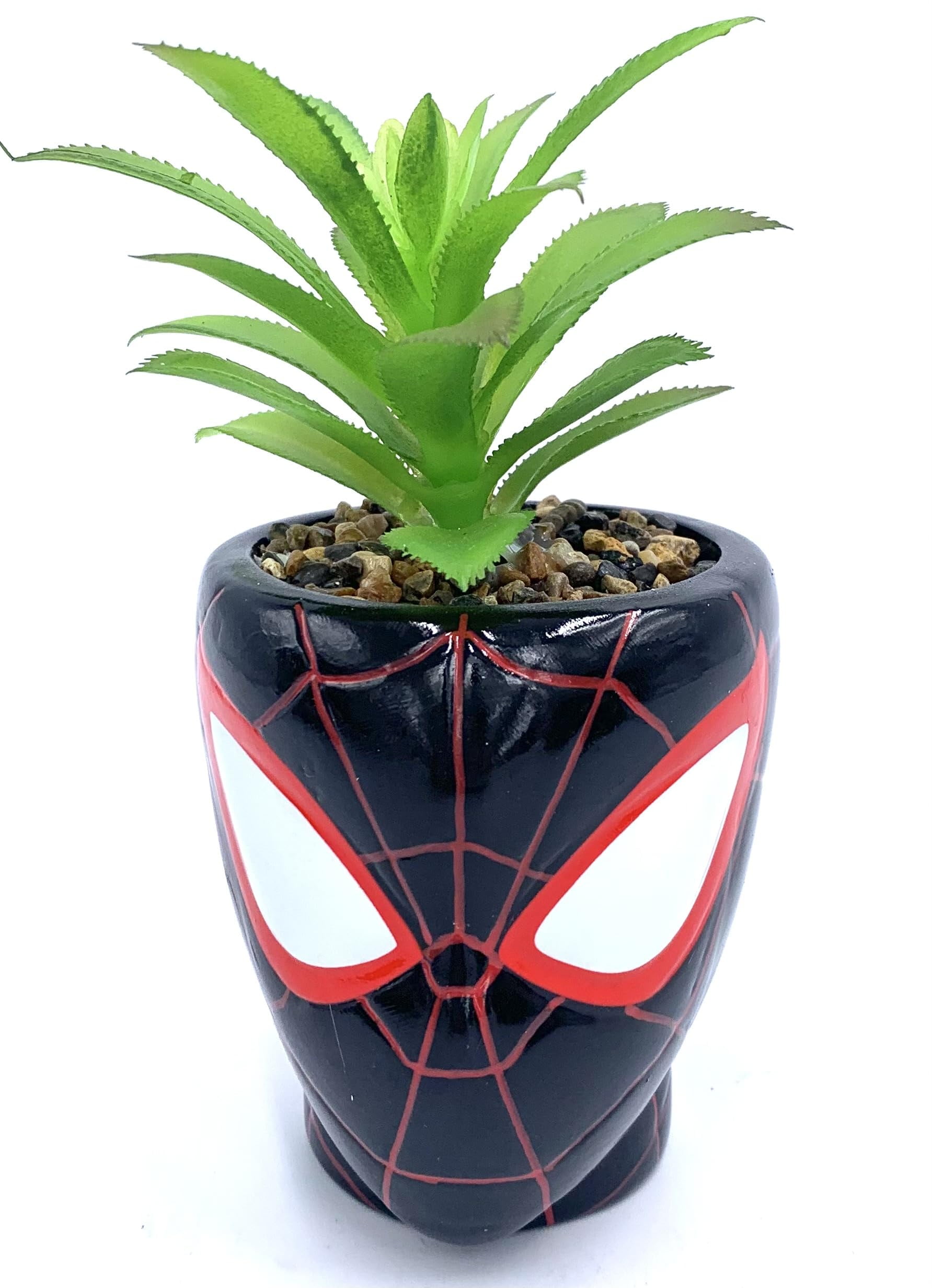Silver Buffalo Marvel Comics Spider-Man Miles Morales Face Mini 6-Inch ...