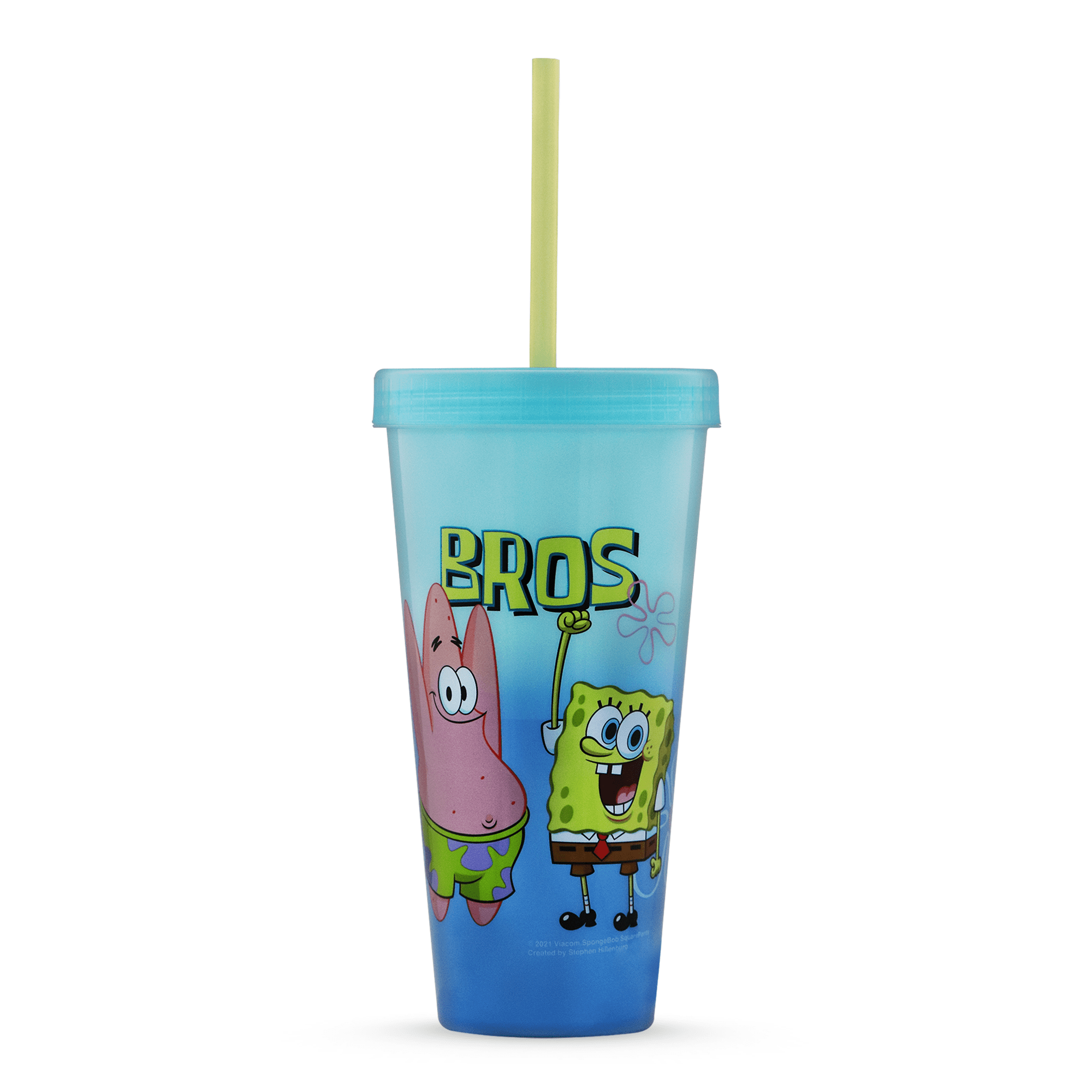 Silver Buffalo Color Change Tumbler - Spongebob & Patrick - Walmart.com