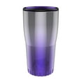 Silver Buffalo Stainless Steel Insulated Tumbler, 20 oz., Ombre Purple ...