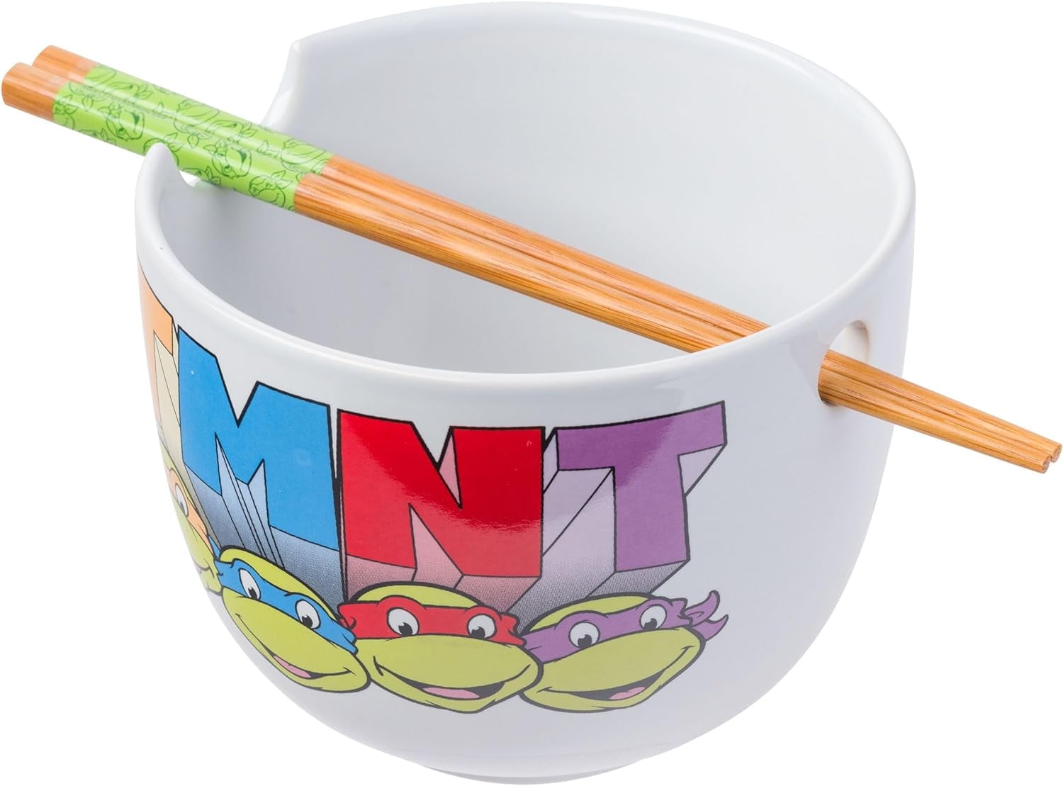 Silver Buffalo TMNT Teenage Mutant Ninja Turtles Ceramic Ramen Noodle ...