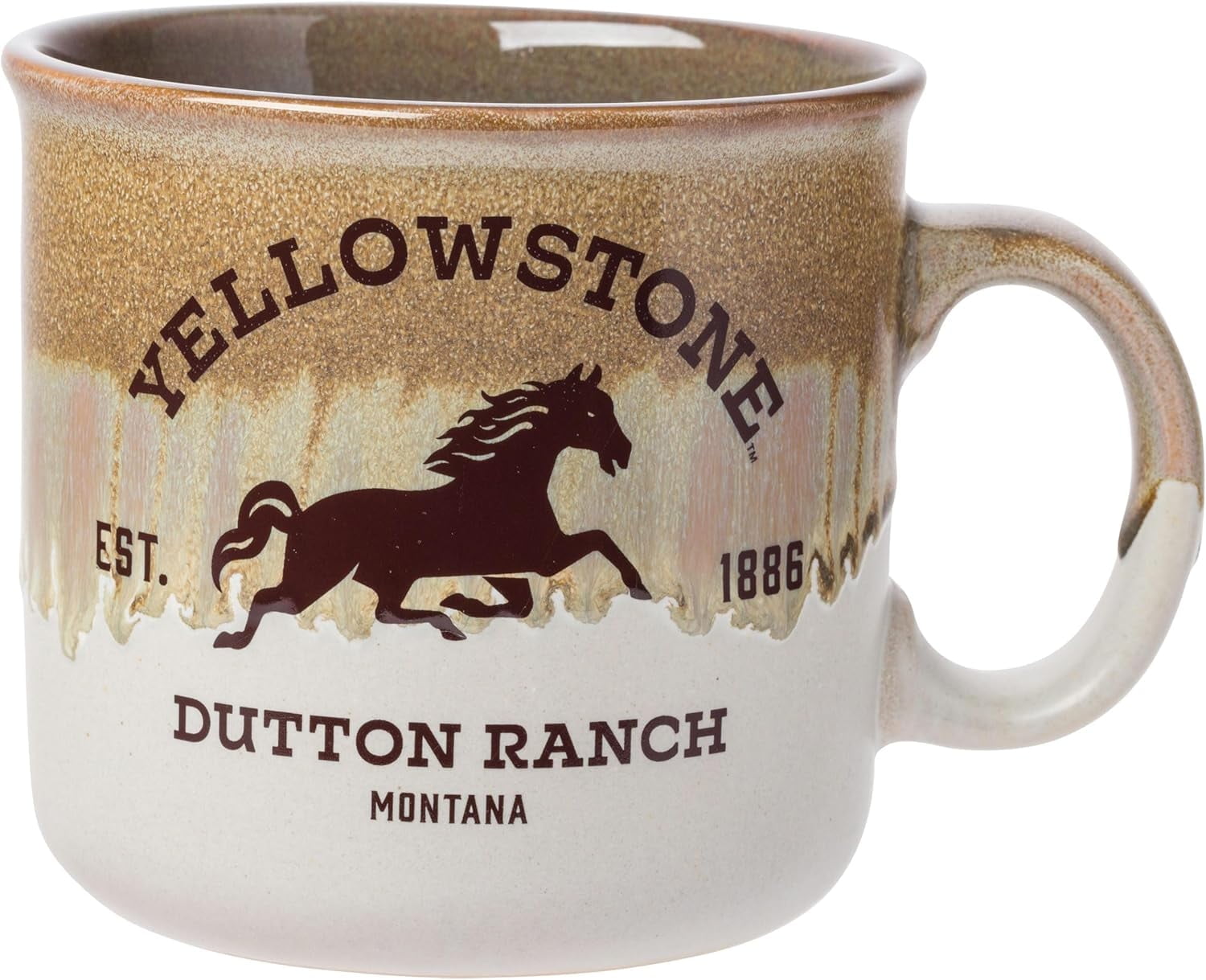 Silver Buffalo Yellowstone Dutton Ranch Silo Reactive Glaze Ceramic ...