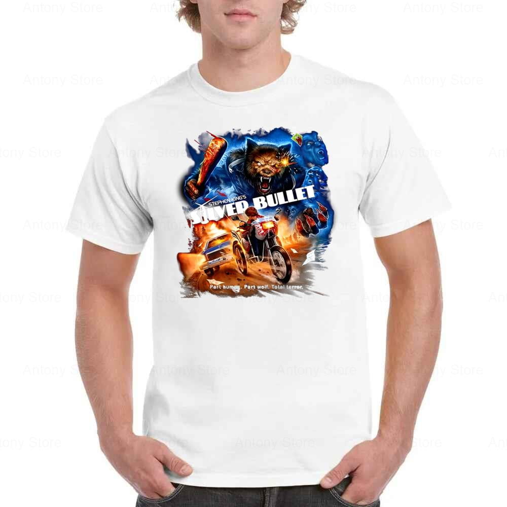 Silver Bullet Stephen King Werewolf Horror Movie T-shirt - Walmart.com
