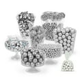 Silver Candy Buffet - (Approx 14lbs) Includes Hershey's Kisses, Sixlets ...