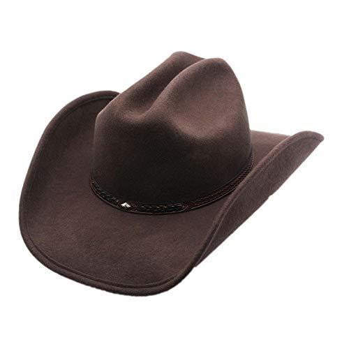 Silver Canyon Shapeable Cattleman Cowboy Western Wool Hat, Small ...