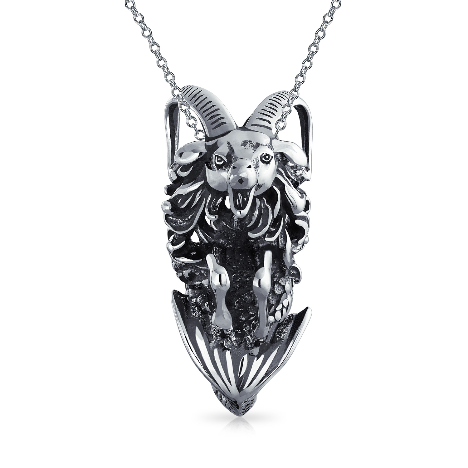 Capricorn Fish Goat Zodiac Sign Horoscope in Space Antiqued Oval Charm ...