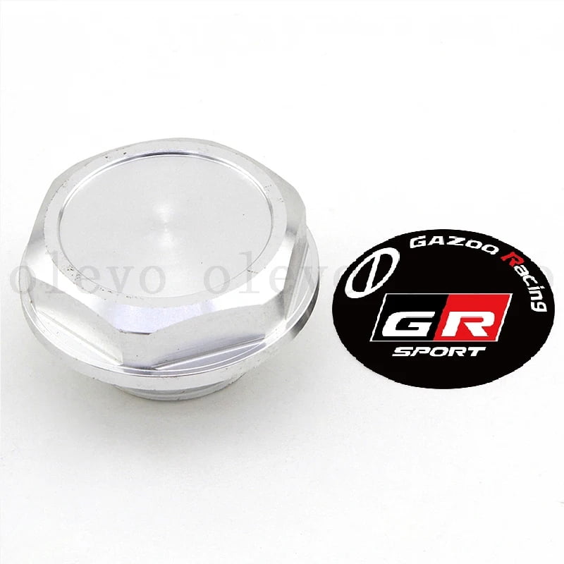 Silver-Car Engine Oil Cap for Toyota Gr Out Trd, Oil Filler Cap, Auto ...