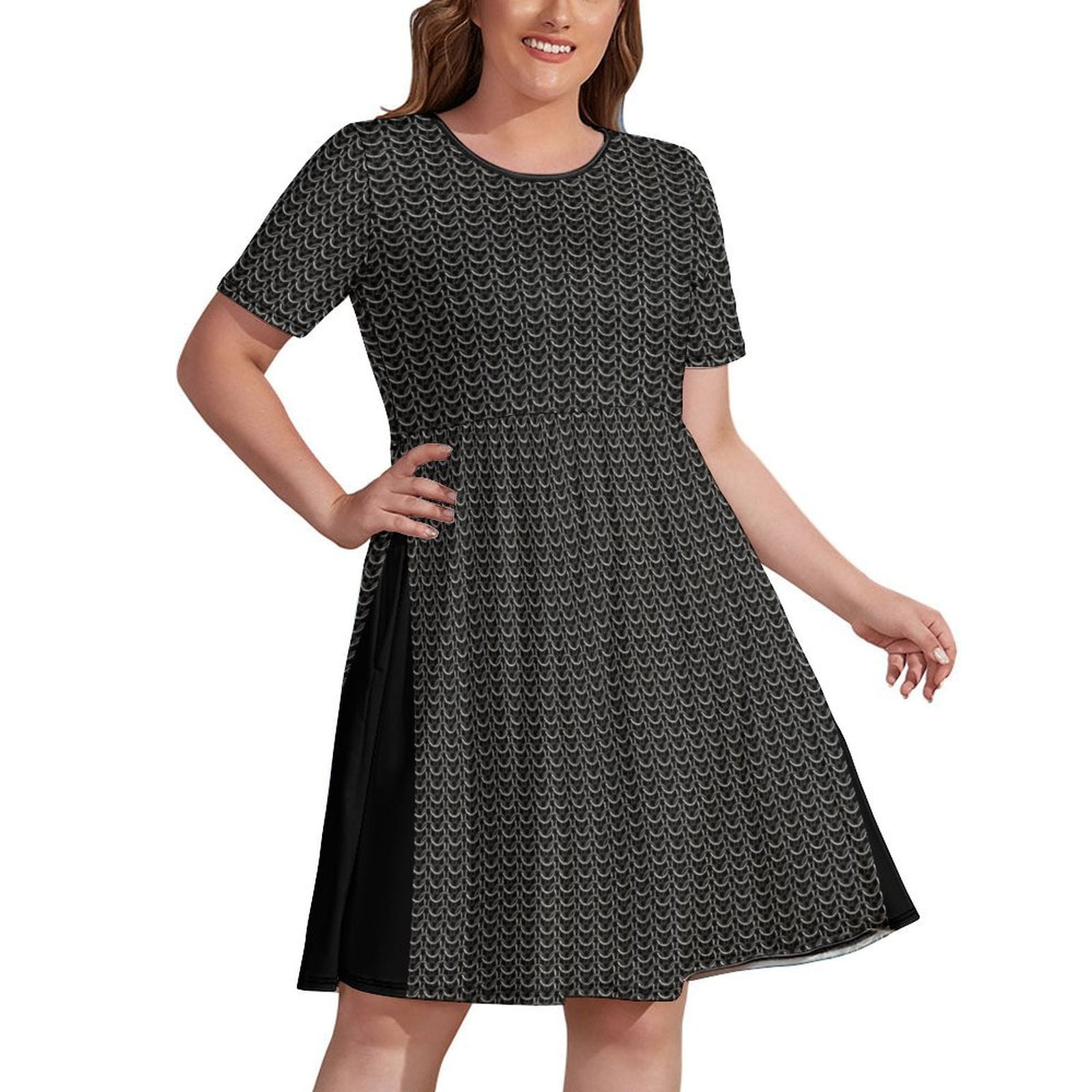 Silver Chainmail Medieval Scaled Rings Armor Dress luxury evening ...