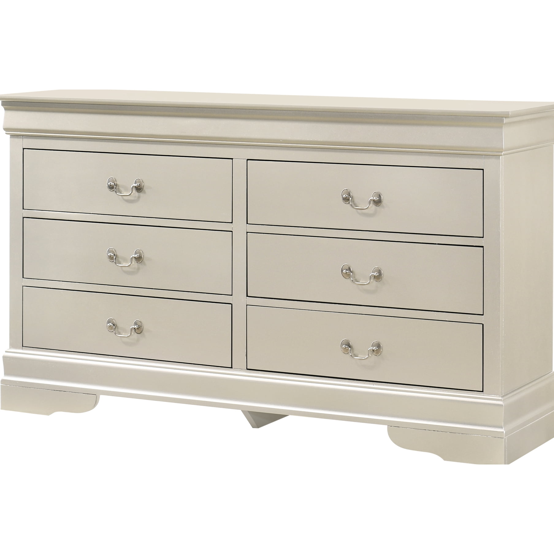 Silver Champagne Dresser In Classic Traditional Grace - Bases, Curved ...