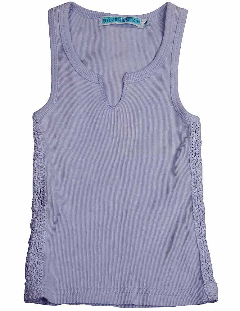 Silver Charm - Little Girls' Ribbed Tank 12718-4 (Lavender) - Walmart.com