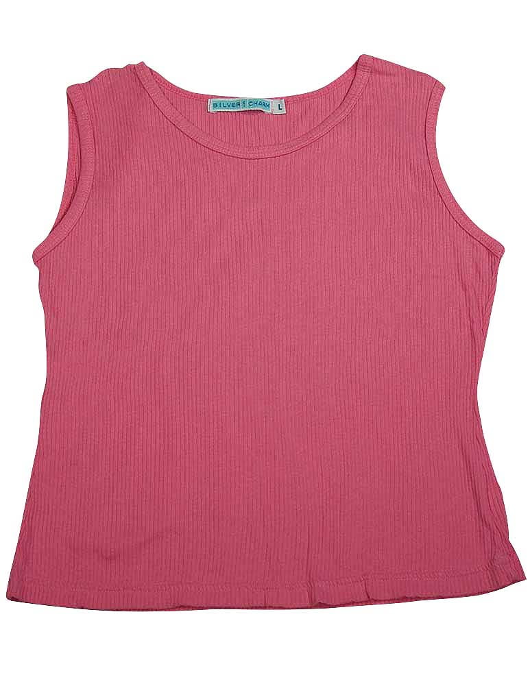 Silver Charm - Little Girls' Ribbed Tank Top 7076-4 (Rose) - Walmart.com