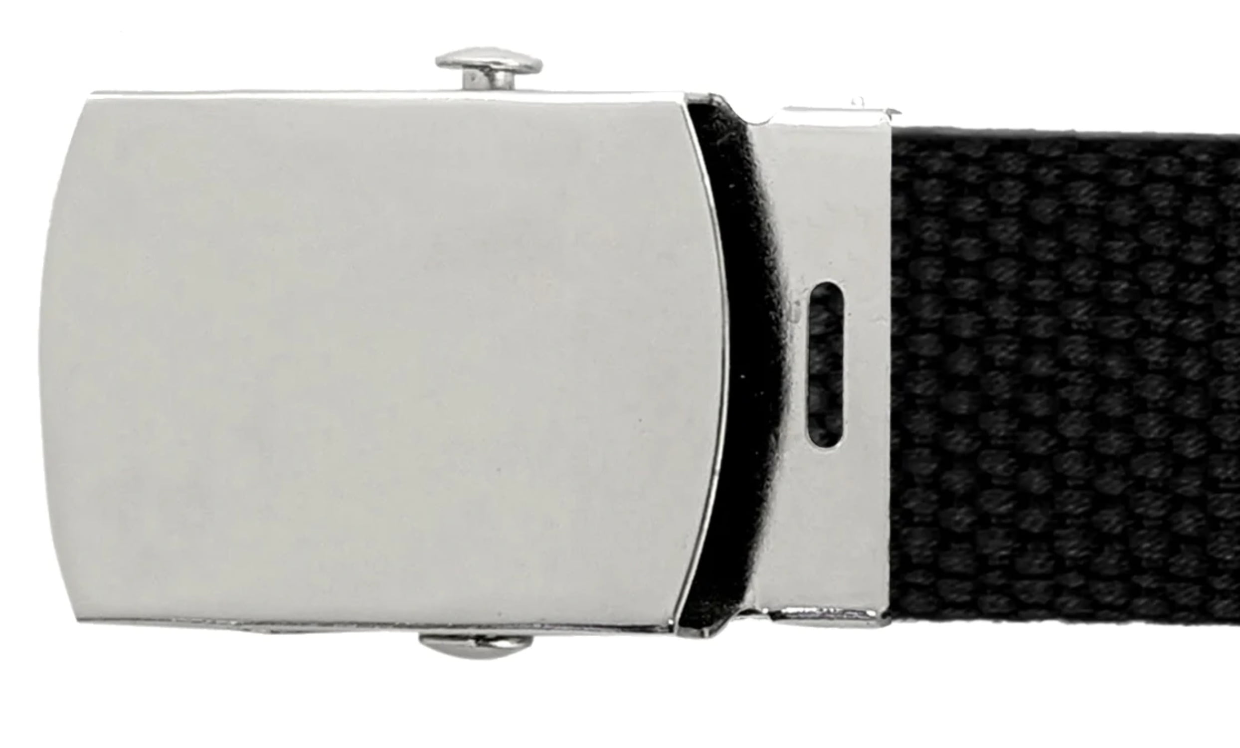 Silver Chrome Silver Metal Buckle for Military Web Belt - Walmart.com