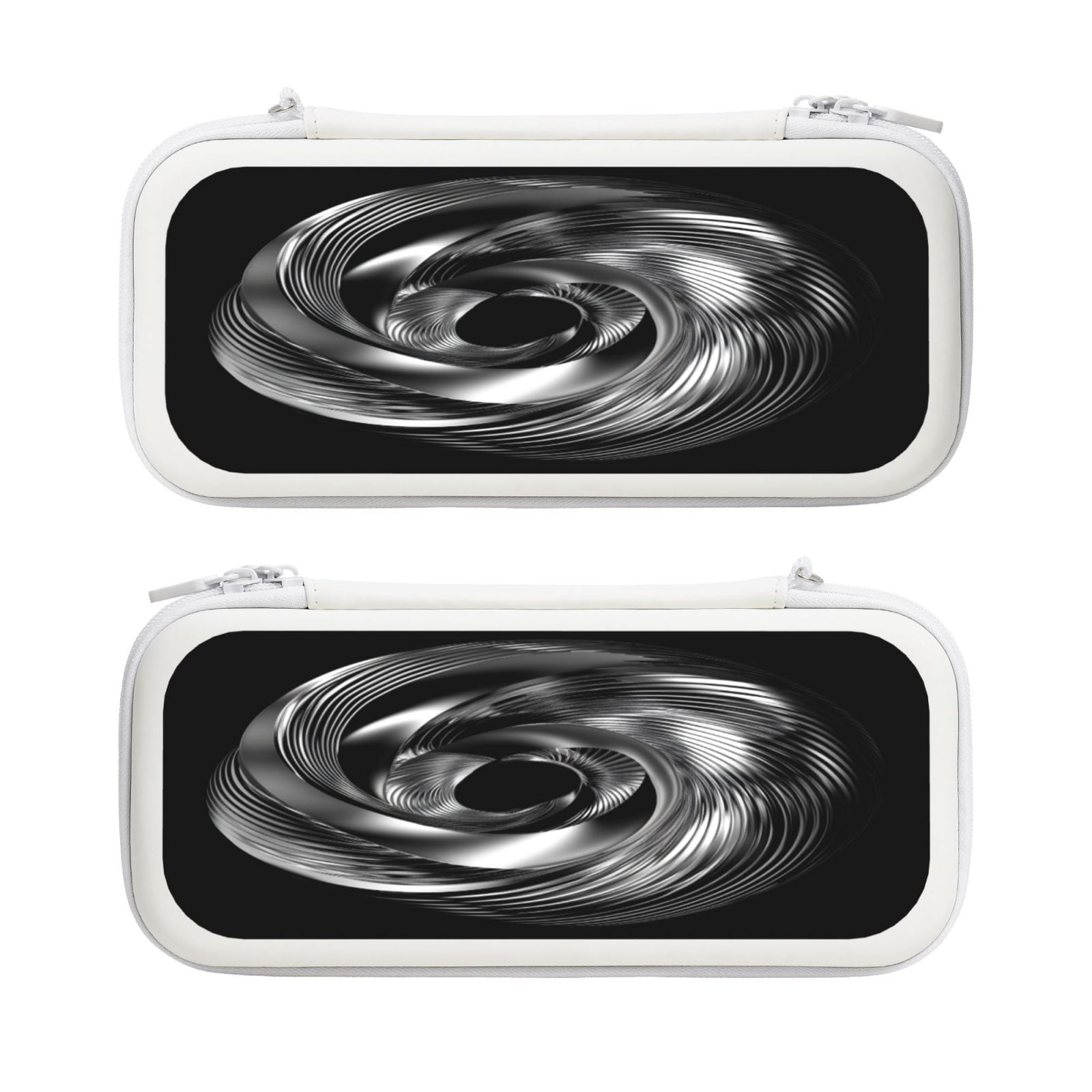 Silver Chrome Spiral Template (2), Carrying Case For Nintendo Switch ...