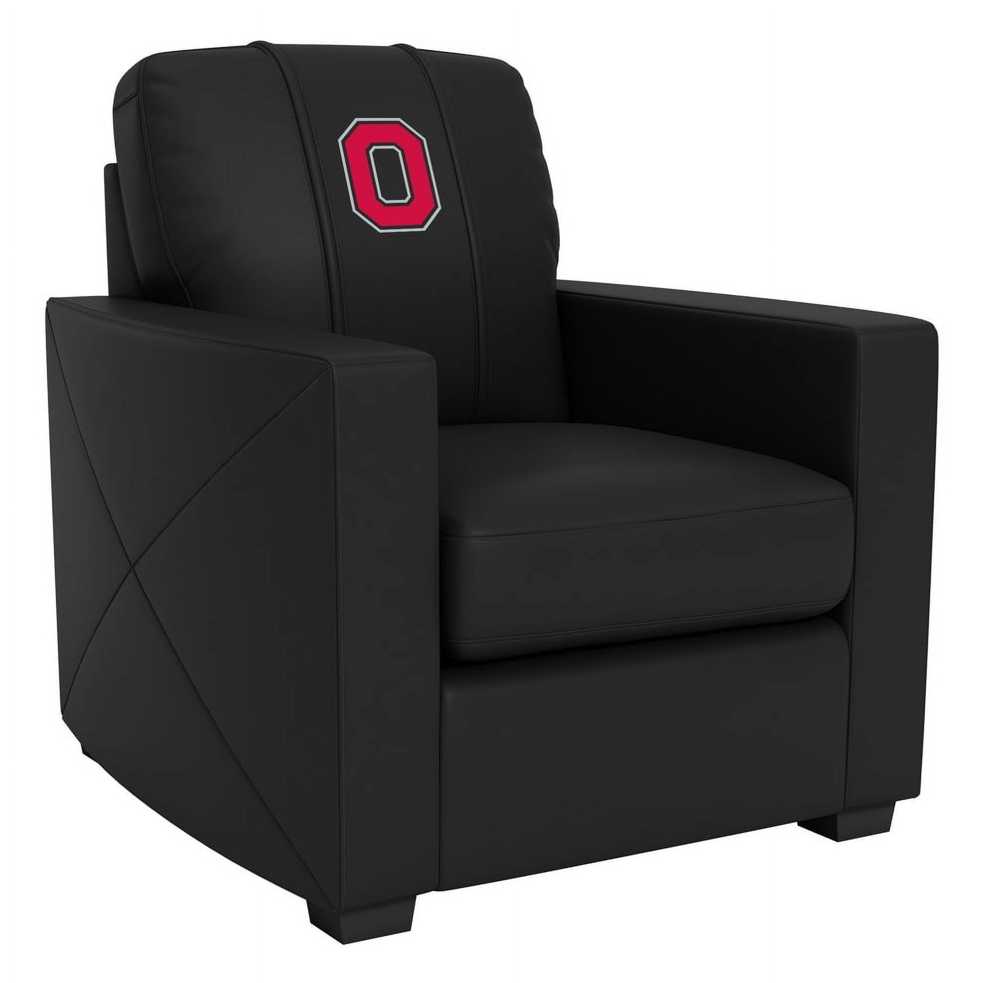 Silver Club Chair with Ohio State Block O Logo - Walmart.com