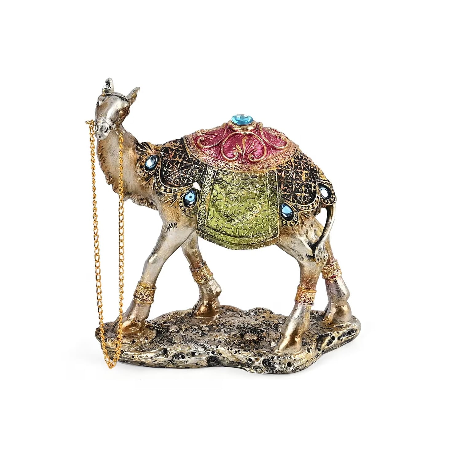 Silver Color Resin Camel Statue - Walmart.com
