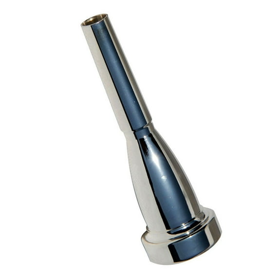 Silver Color Trumpet Mouthpiece Pure Full Copper Silver Plating Trumpet ...