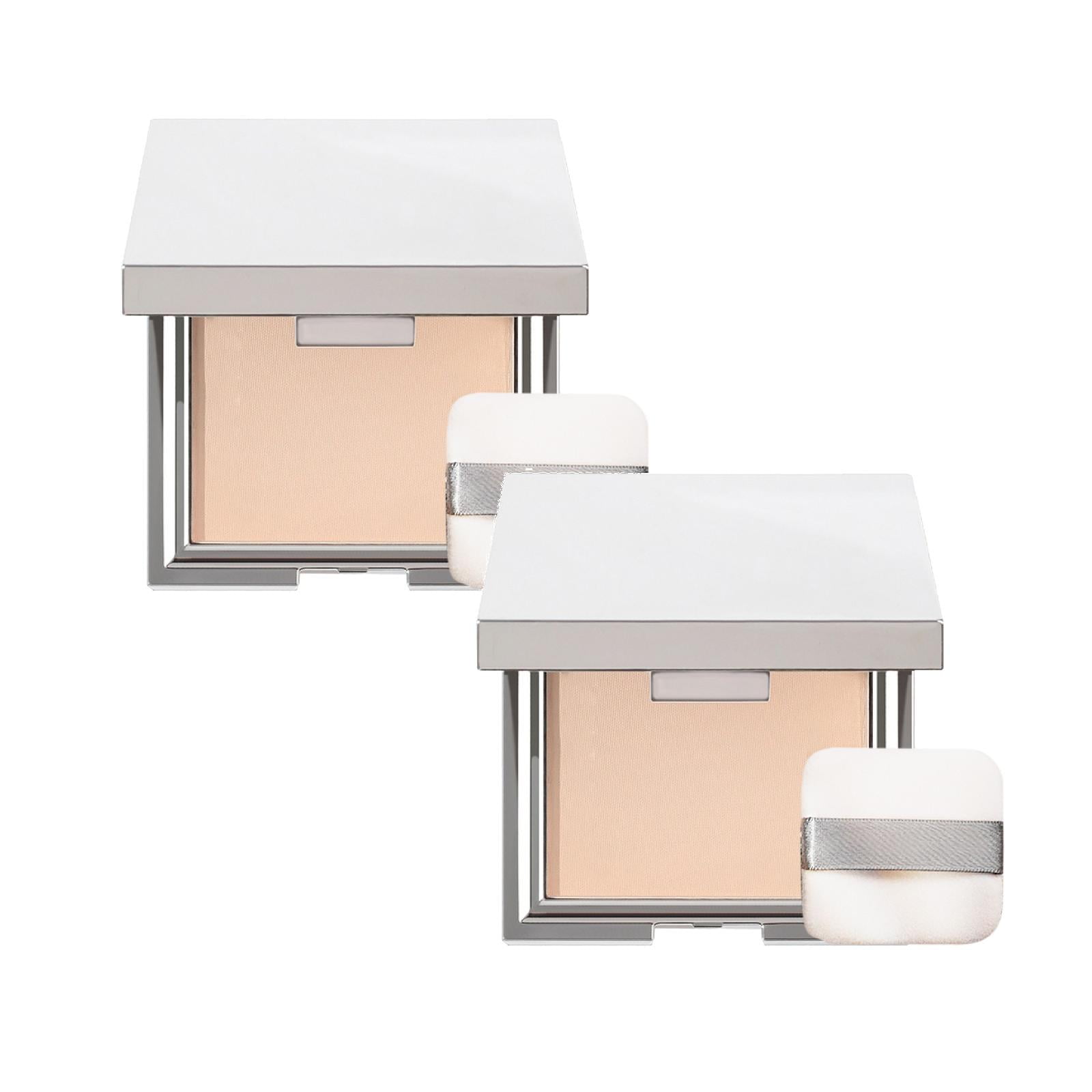 Silver Concealer for Women, 4in1 Pressed Makeup Powder Foundation With ...