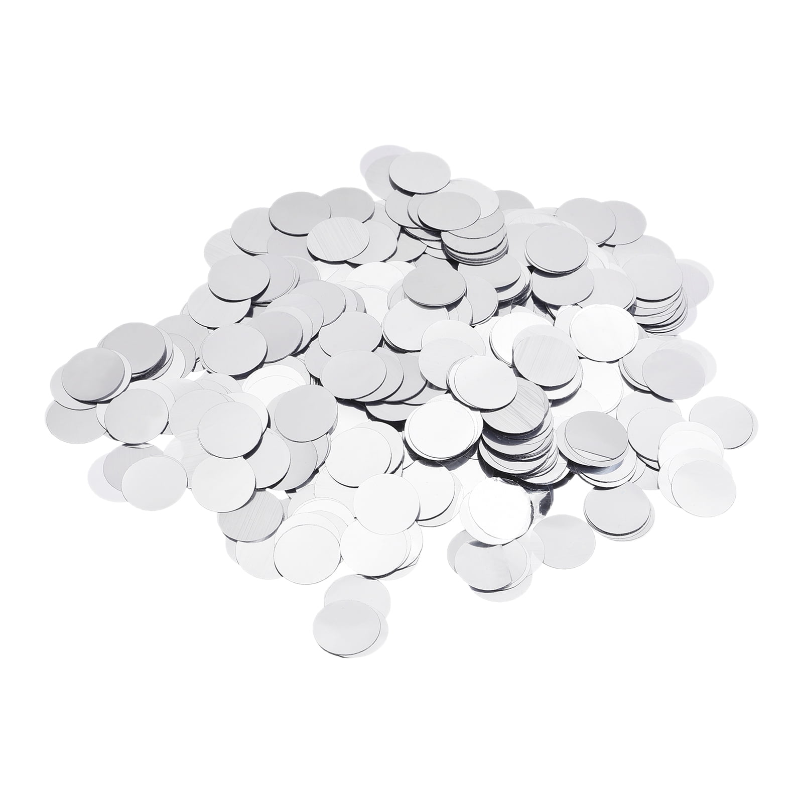 Silver Confetti Metallic Foil Round Scatter Confetti for Balloon ...