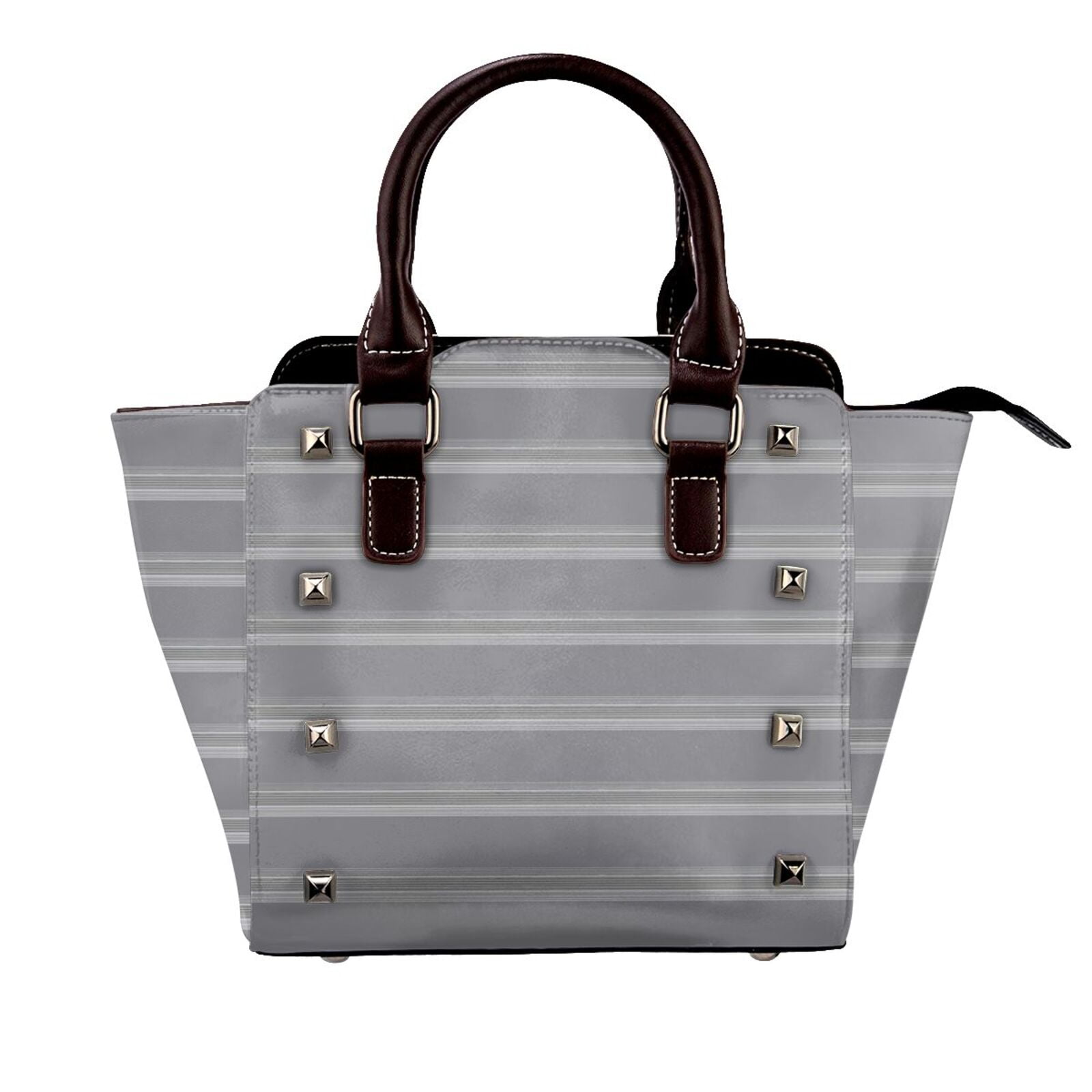 Silver Corrugated Iron Horizontal Sheets Rivet Fashion One-Shoulder ...