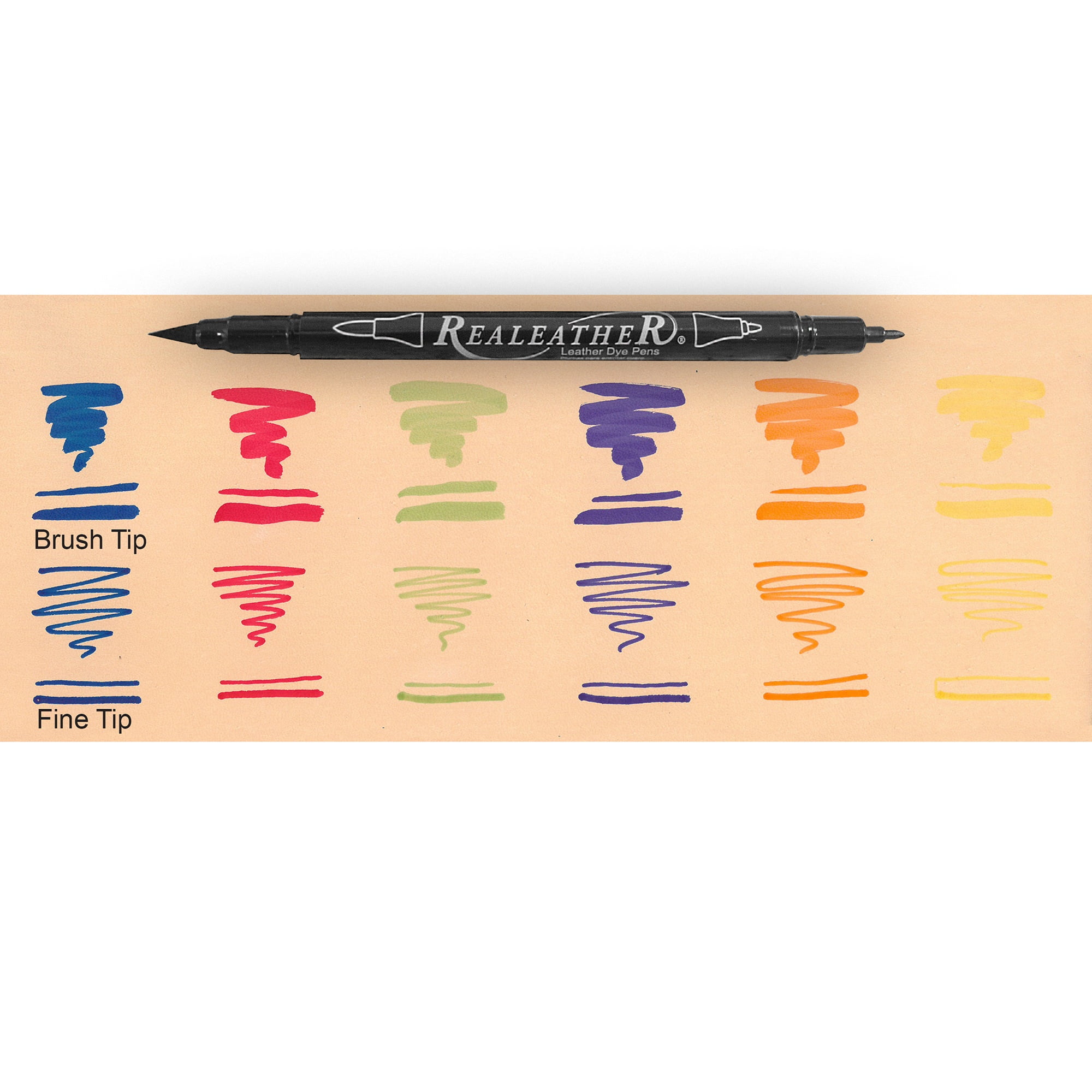 Silver Creek Leather Markers 6pc Basic - Walmart.com
