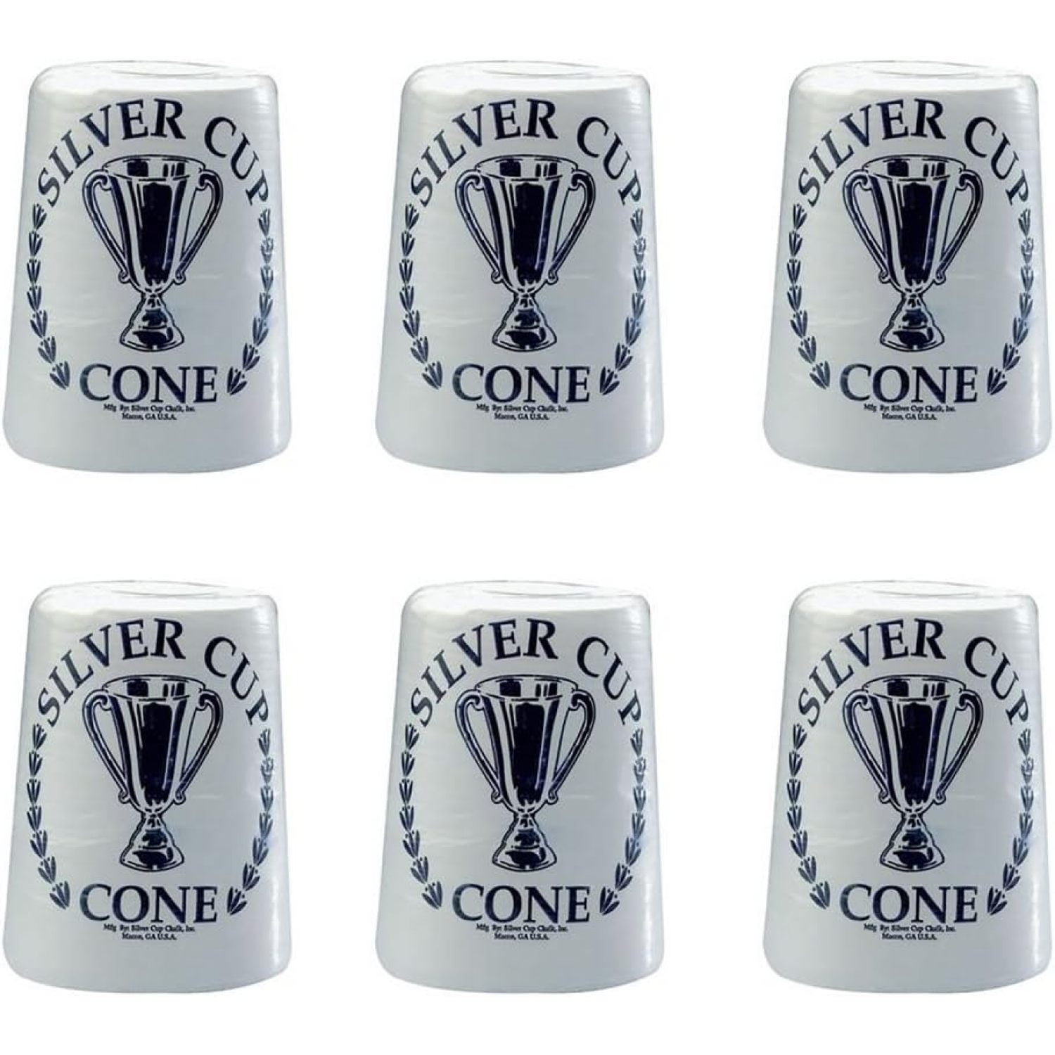 Free Shipping! Silver Cup Cone Chalk (Case of Six) - Walmart.com ...