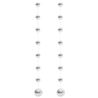 Silver Disco Ball by Celebrate It – 14" Mirror Party Ball for Indoor ...