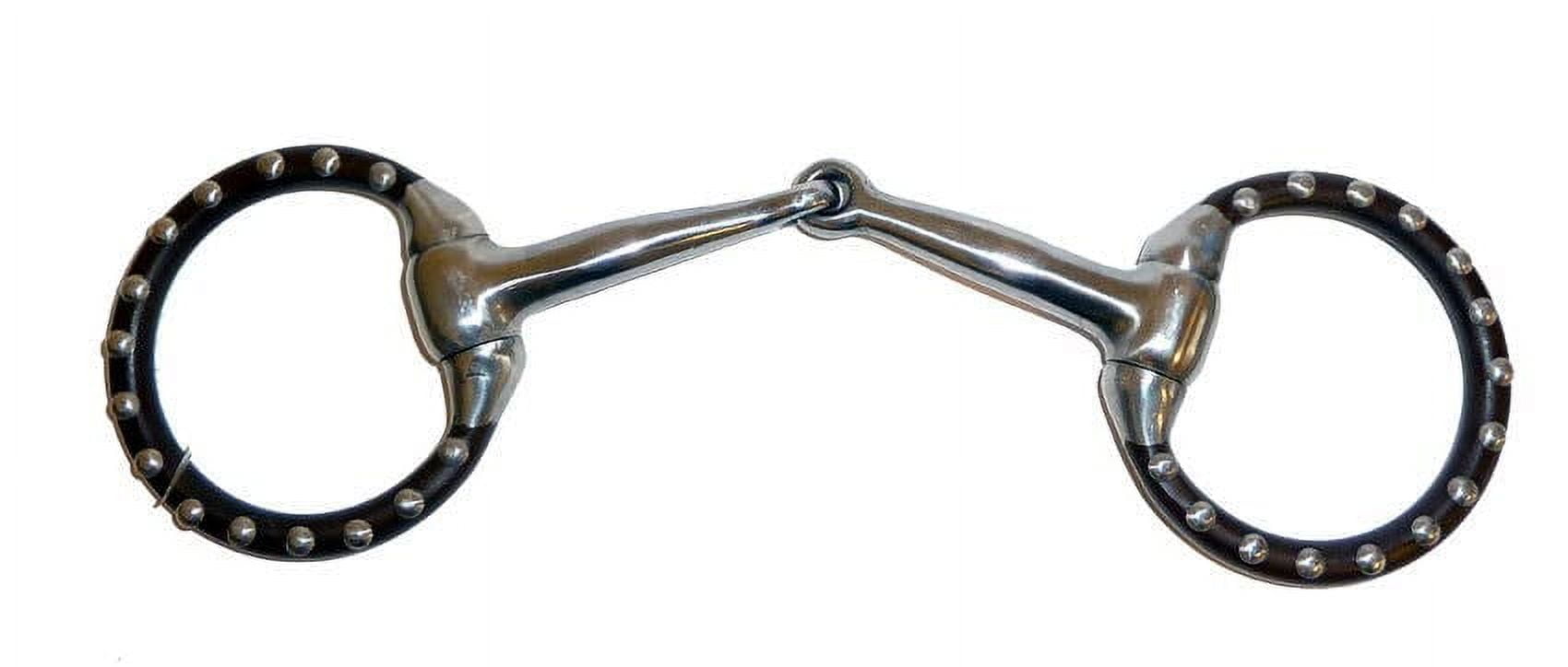 Silver Dot Sweet Iron Snaffle Bit - Mini/Pony - Walmart.com