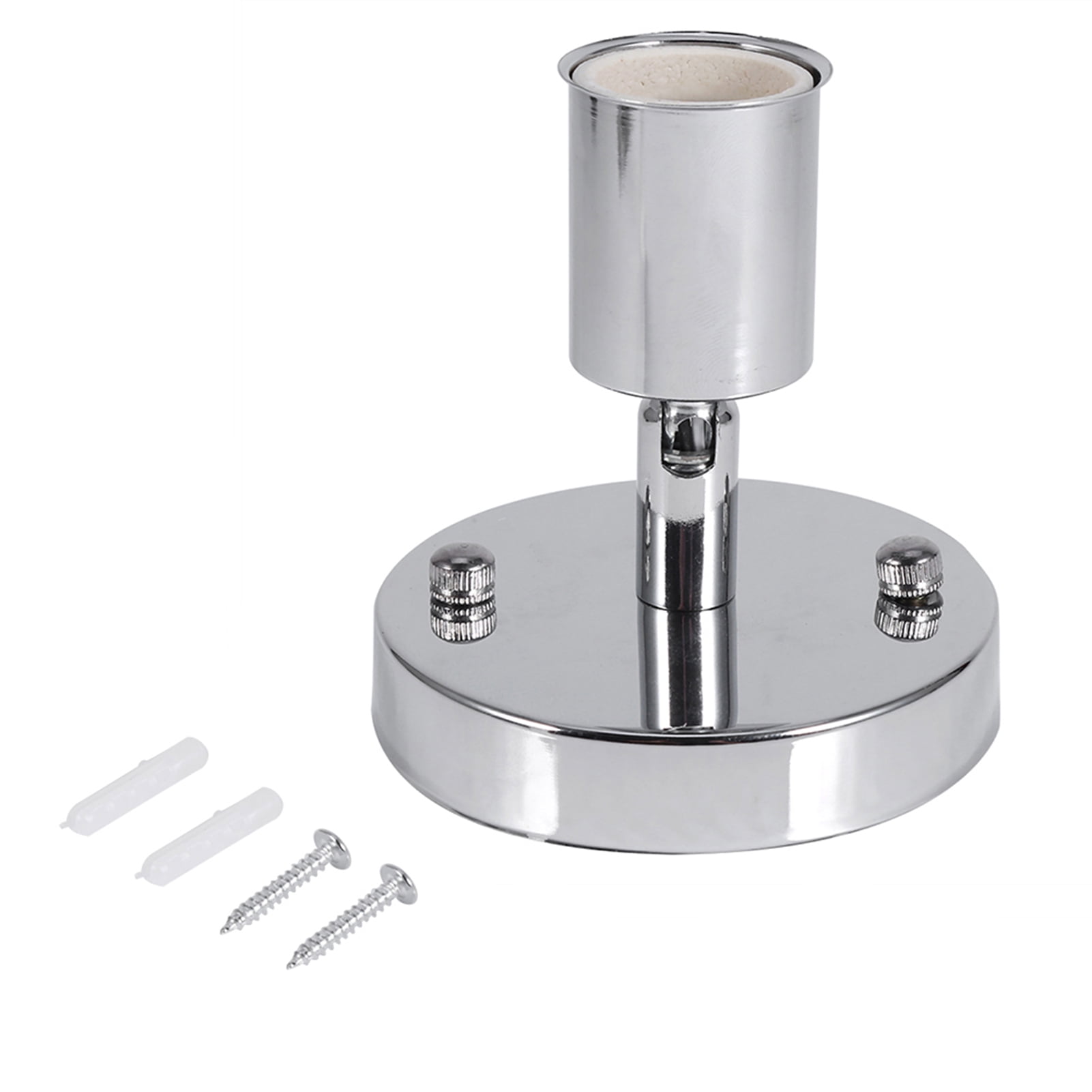 Silver E27 Modern Retro Ceiling Light Wall Mounted Lamp Bulb Holder ...