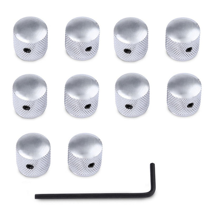 Silver Electric Guitar Metal Volume Knob Bass Volume Knob Iron Knob ...