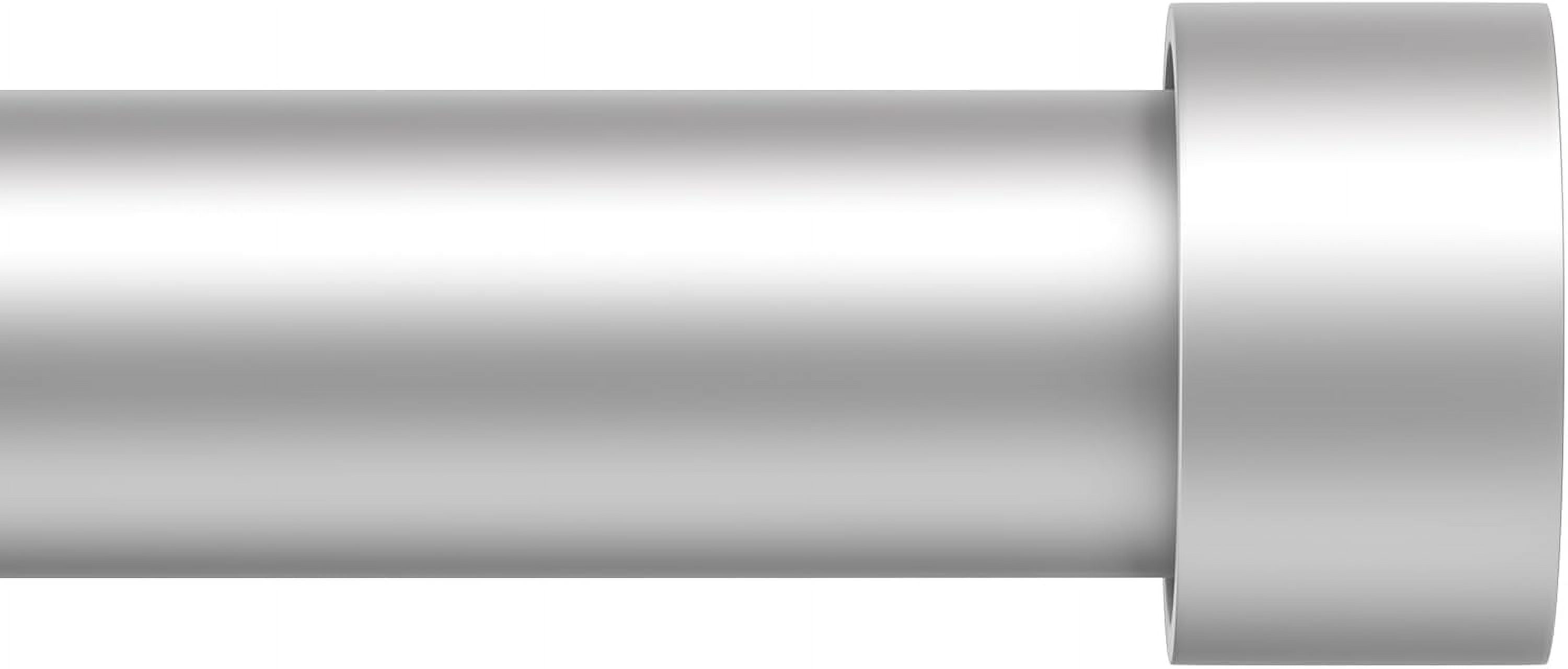 Silver Extra Long Curtain Rod 30 to 214 inch, Heavy Duty Curtain Rods ...