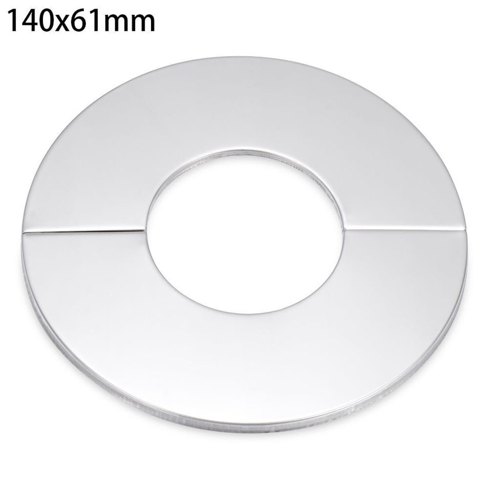 Silver Faucet Decorative Cover Beautify and Block Reserved Pipe Holes ...