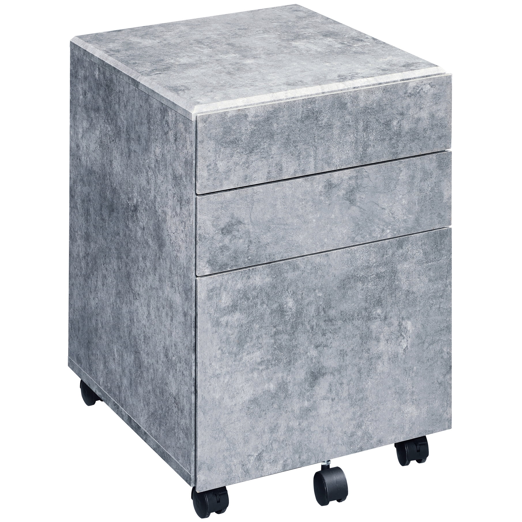 Silver Filing Cabinet with 3 Drawers for Office | Organize Important ...