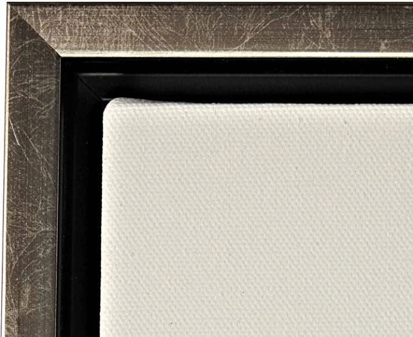 Silver Floater Picture Frame 1 3/8" Deep, for 3/4" canvas, (different ...