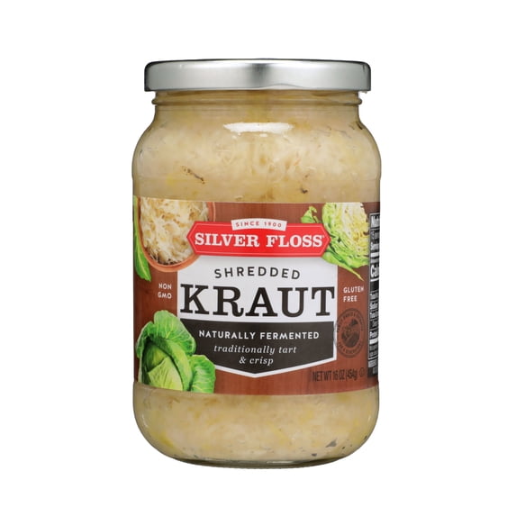 Silver Floss 16 oz Jar of Naturally Fermented, Non-GMO, Gluten-Free ...
