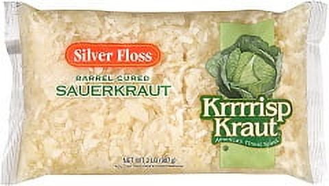 Silver Floss Shredded Sauerkraut - 2 lb. poly bag, 12 bags per case ...
